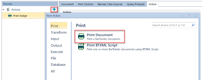 How To Reuse Input Data When Printing Multiple Bartender Documents With Process Builder