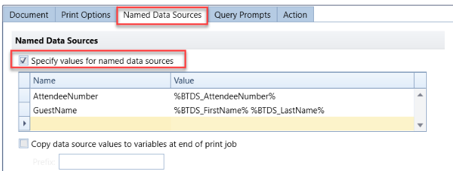 How To Reuse Input Data When Printing Multiple Bartender Documents With Process Builder